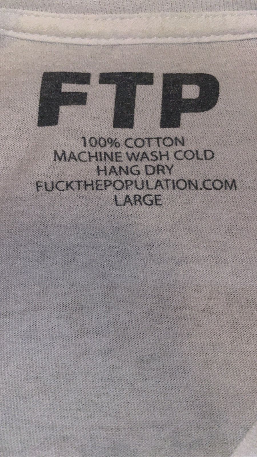 Fuck The Population FTP Columbine Natural Selection | Grailed