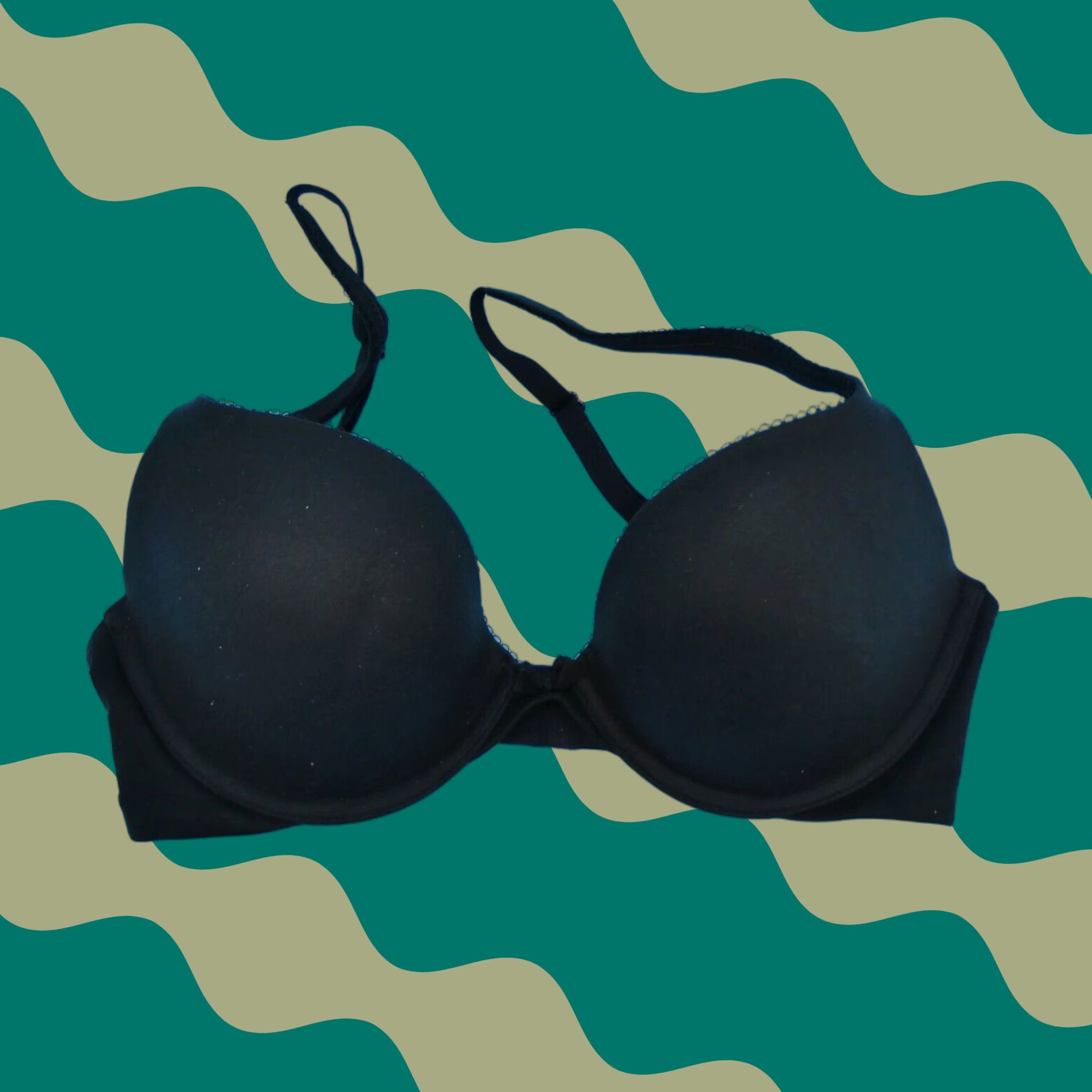 Victoria's Secret Victoria's Secret Bra 32D Black Fringe Accent ...