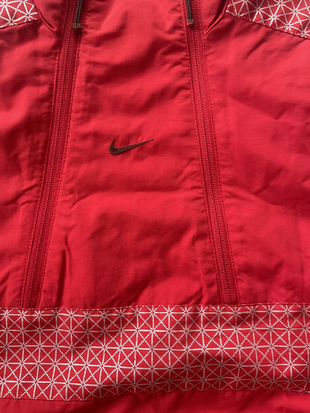 Nike 🥊 NIKE CENTRAL SWOOSH LOGO RETRO ANORAK TRACK JACKET 90s | Grailed