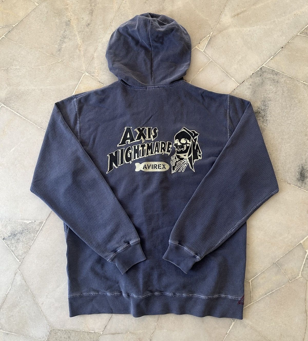 Avirex AVIREX “ AXIS NIGHTMARE “ SKULLS HOODIE | Grailed