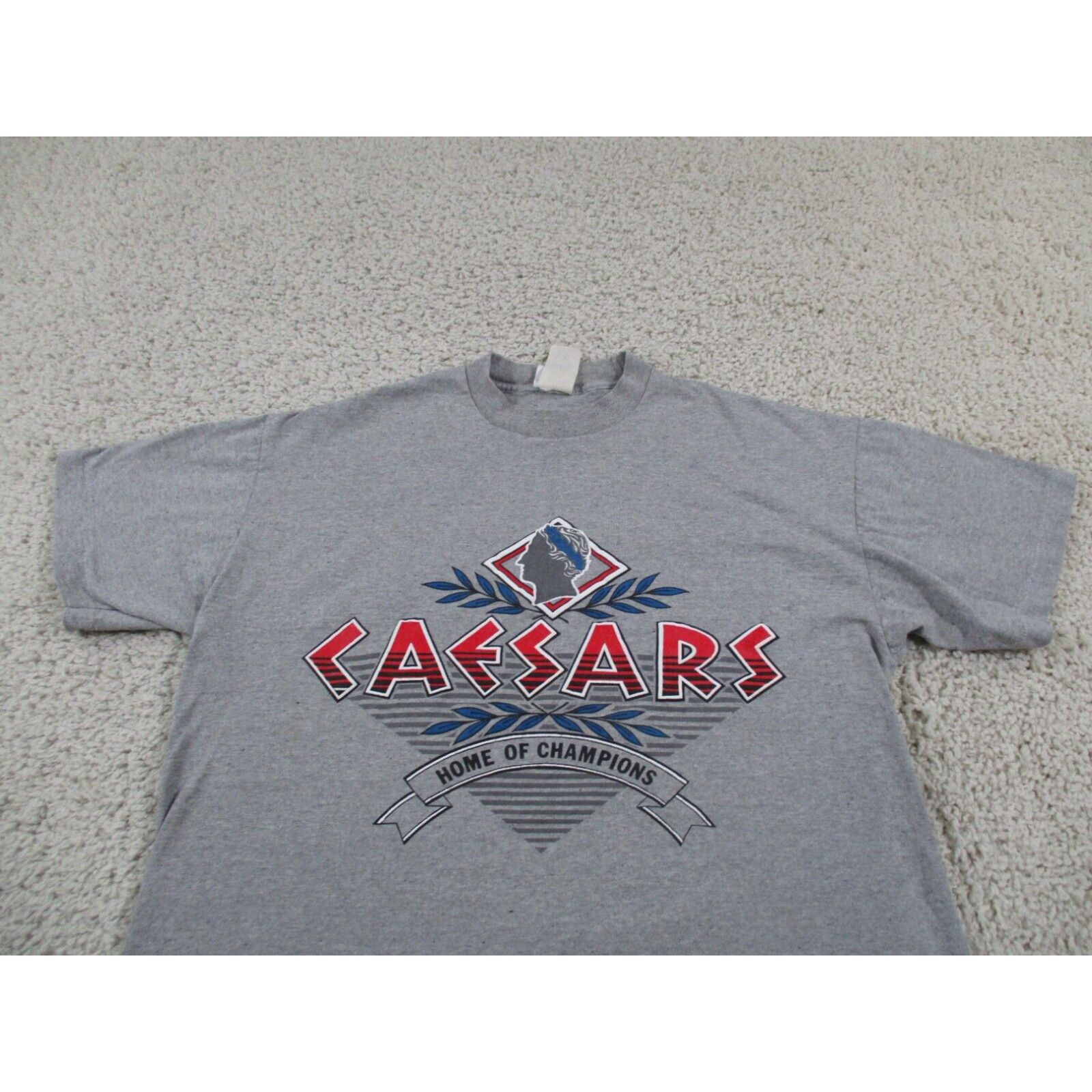 Palace Vintage Caesars Palace Shirt Mens Extra Large Gray Single Stitch ...