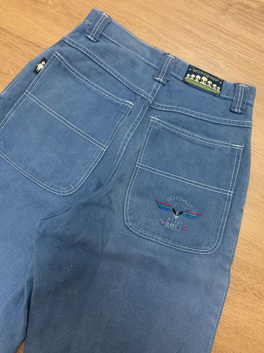 Rare Alien Workshop Vintage Baggy Pants Embroidered JNCO Style | Grailed