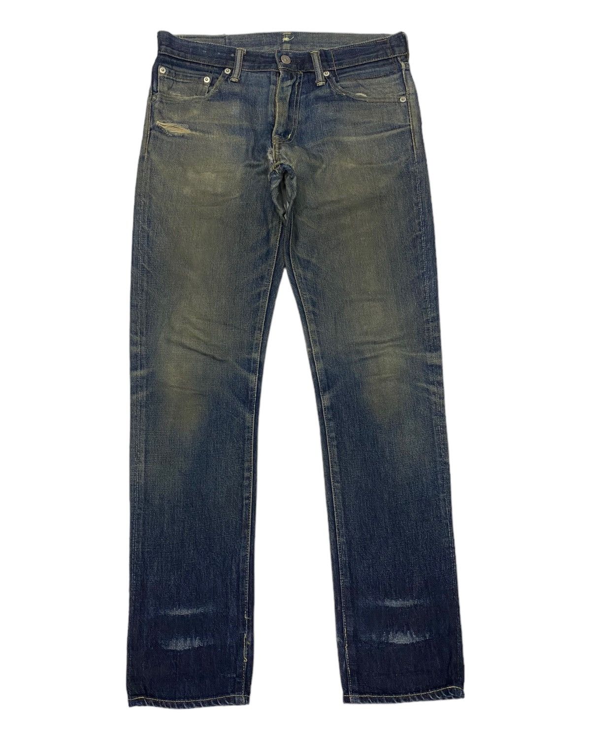 Visvim VISVIM SOCIAL SCULPTURE 04R SS03 DISTRESSED DENIM JEANS | Grailed