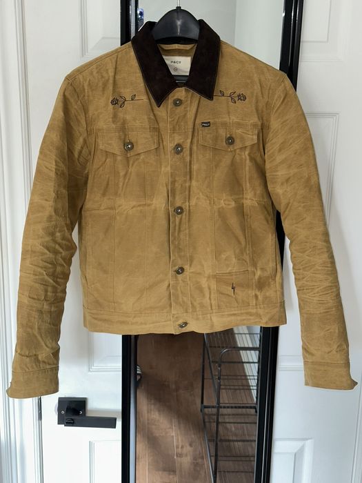 Waxed P&Co Riders Waxed Canvas Yellow Stone Jacket | Grailed