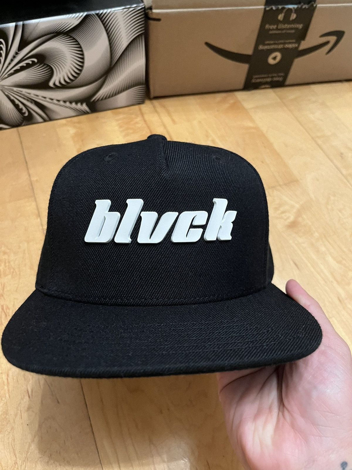Black Scale Never worn BLVCK cap with raised lettering | Grailed