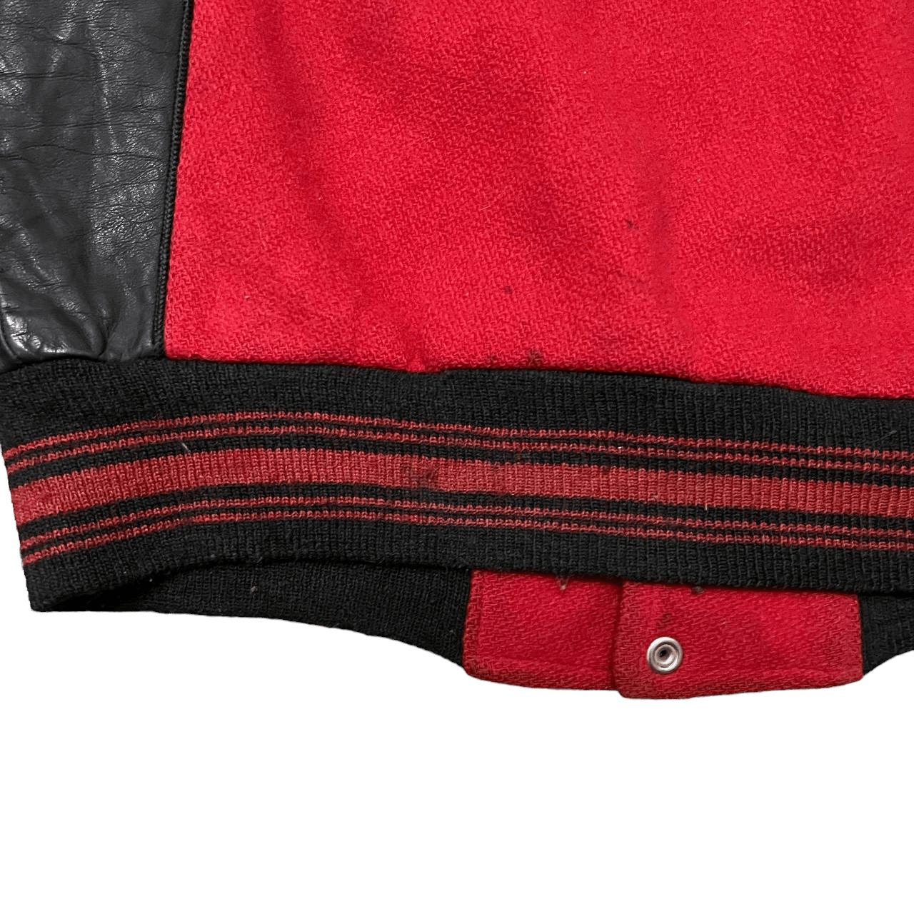 Vintage Vintage H.E.C.E. Varsity Jacket Wool Leather | Grailed