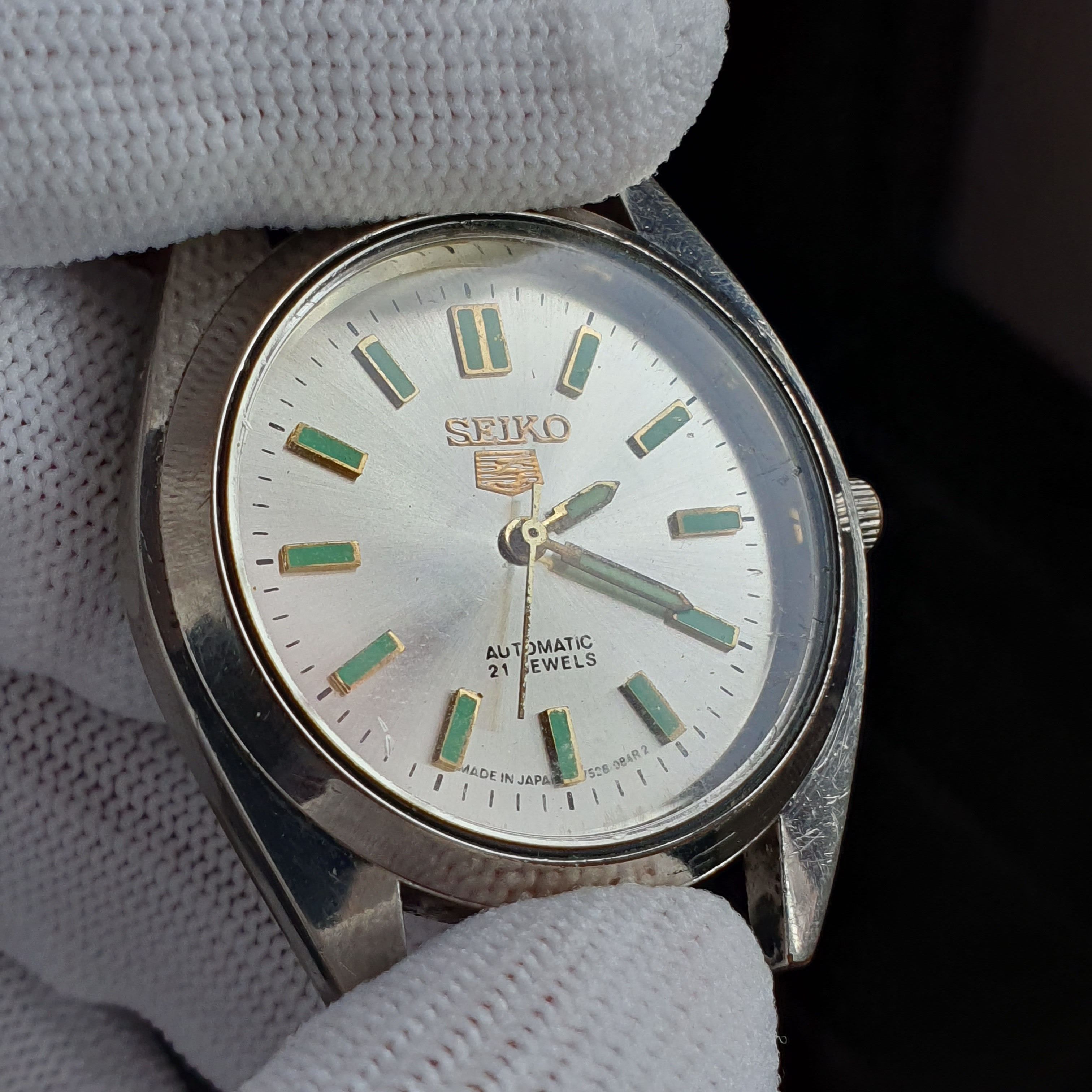 Japanese Brand × Seiko × Vintage 80s Vintage watch SEIKO 5 CRYSTAL ...