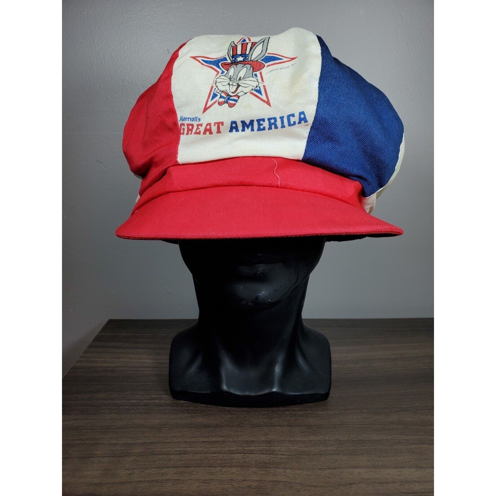 Vintage × Warner Bros Marriott Great America Bugs Bunny Hat Looney ...