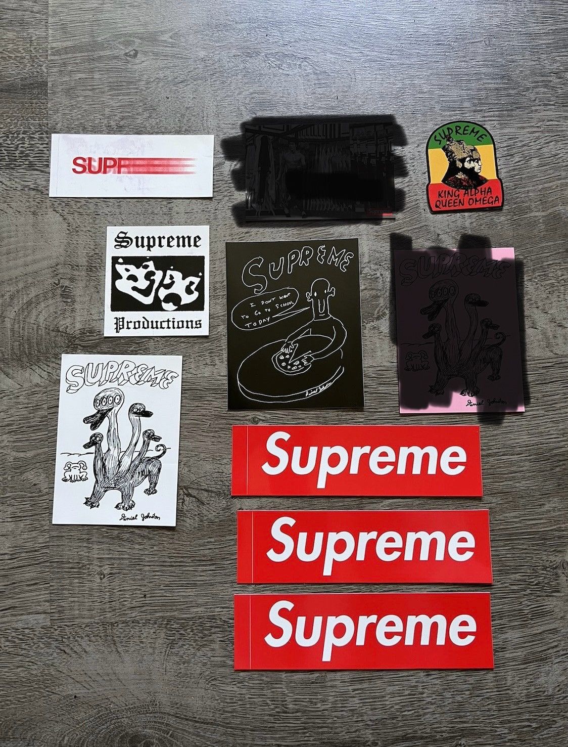 Supreme Supreme Rare Stickers Lot | Grailed