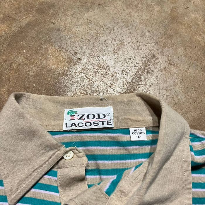 Vintage Vintage 70s 80s Izod Lacoste Alligator Blue Striped Polo | Grailed