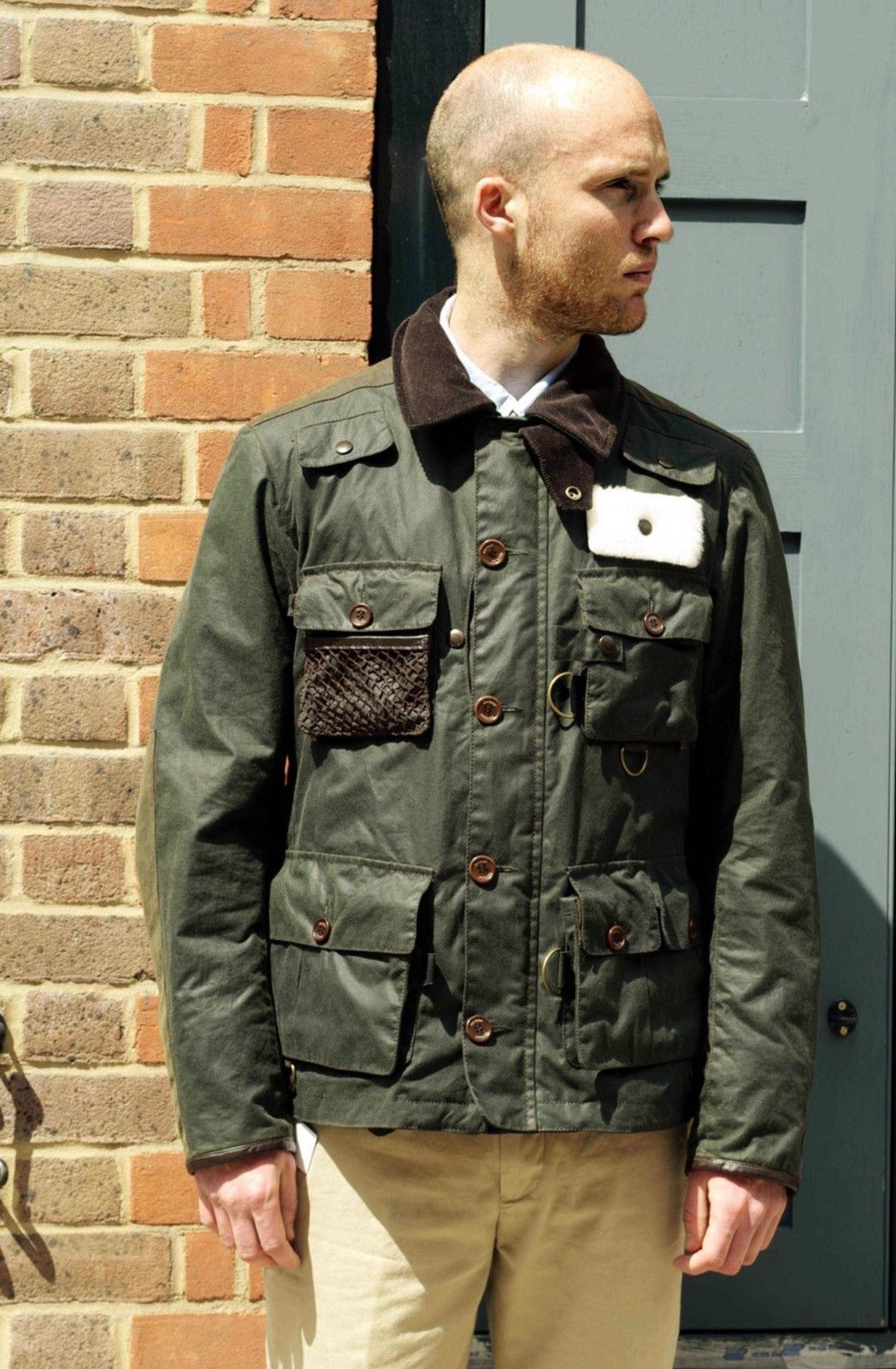Barbour × TO KI TO 🔥BARBOUR TOKITO “SPEY FISHING’ TACTICAL POCKET WAXED ...