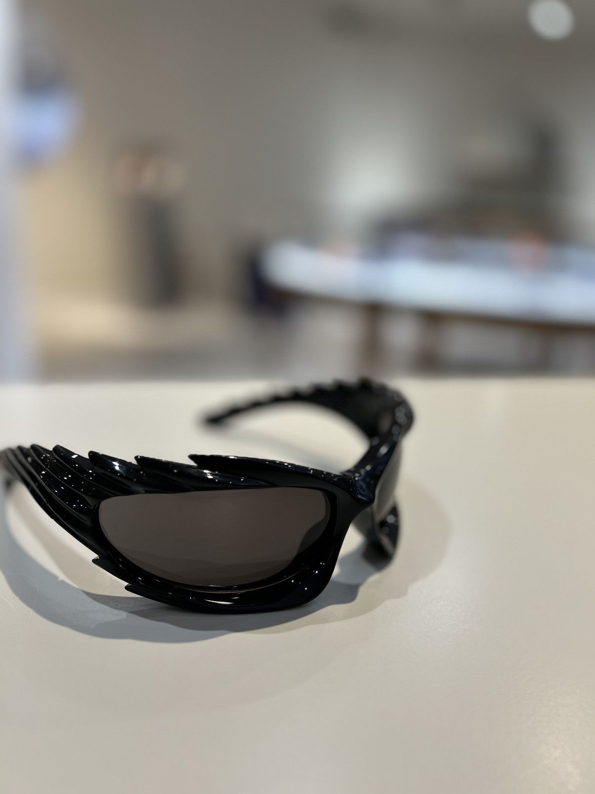 Balenciaga Balenciaga Spike Rectangle Sunglasses | Grailed