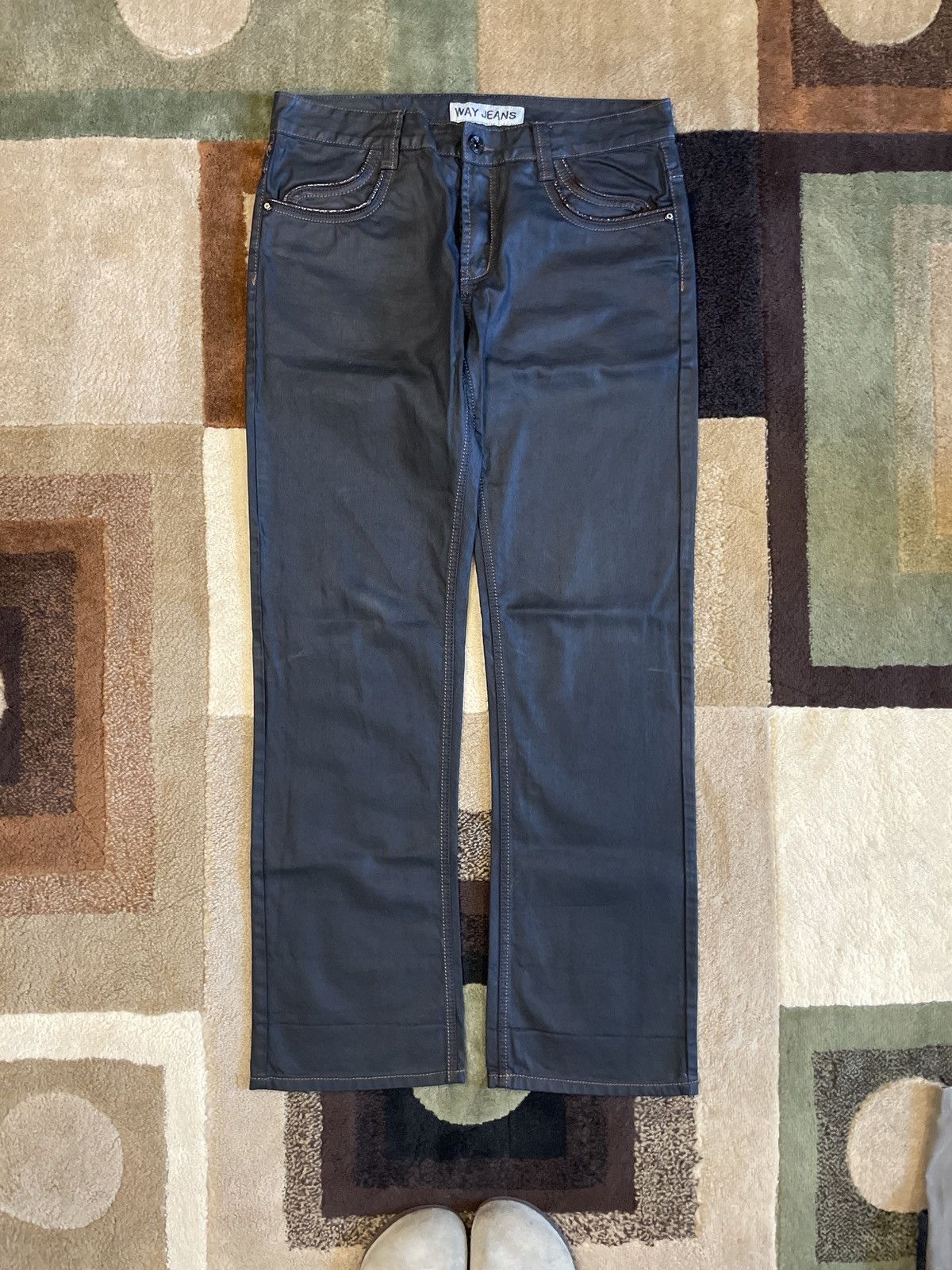 Japanese Brand × Streetwear × Vintage Vintage Way Jeans Wax Denim Pants ...