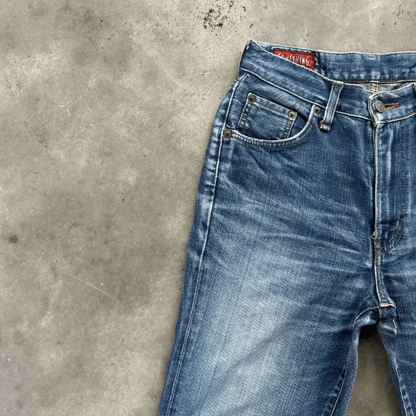 Edwin × Jean × Vintage Vintage Edwin Something Faded Distressed Denim Jean Pant W27 | Grailed