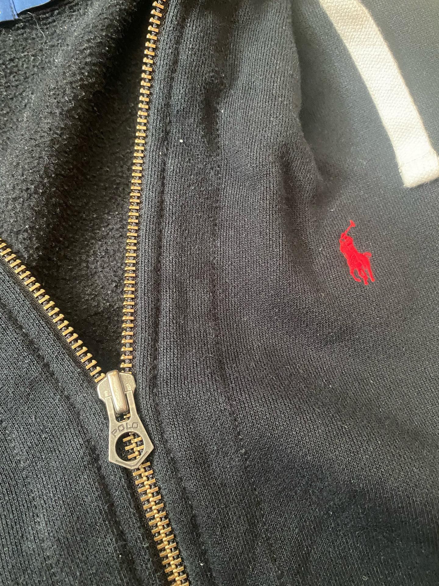 Polo Ralph Lauren Polo Ralph Lauren Zip Up Black Hoodie | Grailed