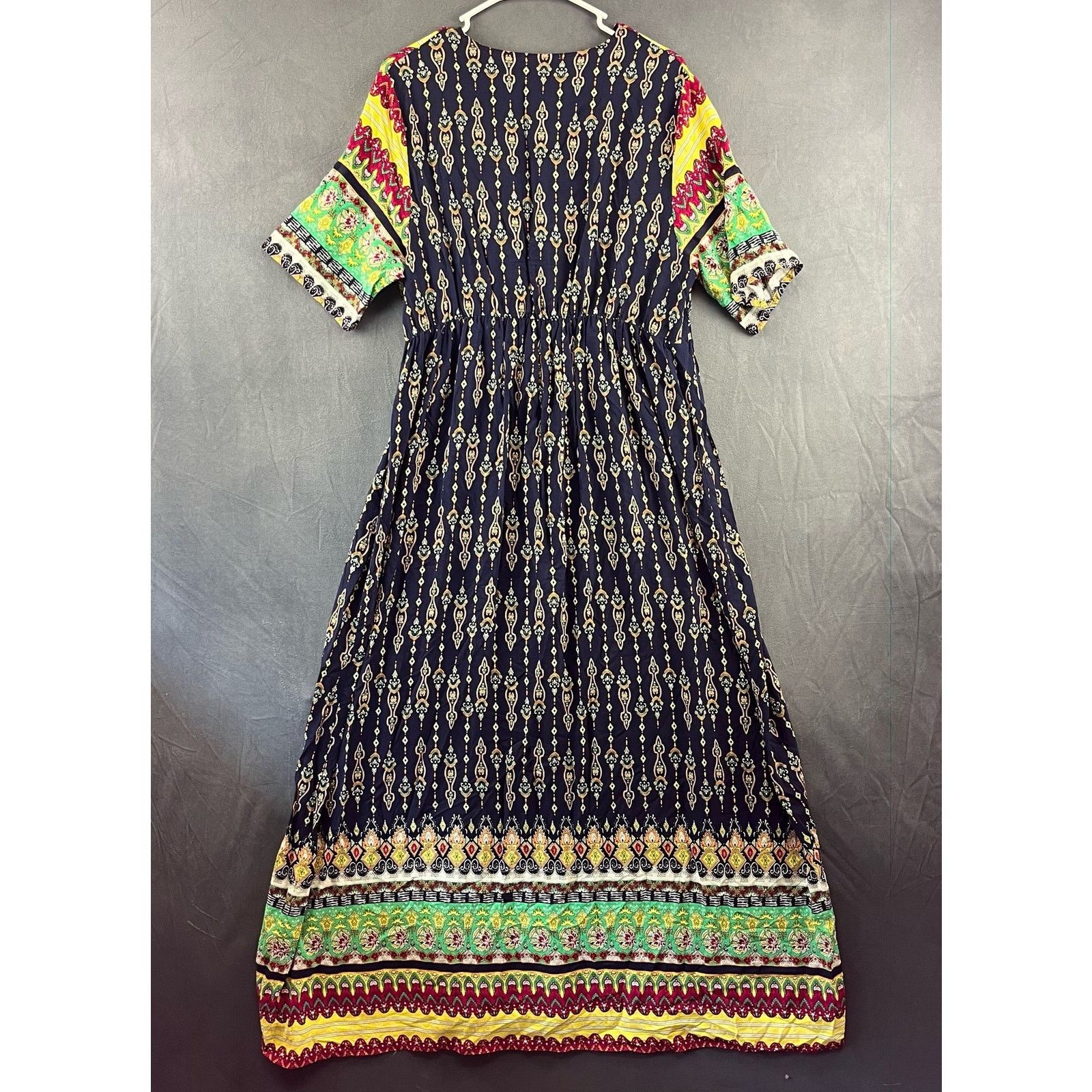 Shein Woman’s 2XL Maxi Dress Colorful Paisley Print Boho Cottage | Grailed