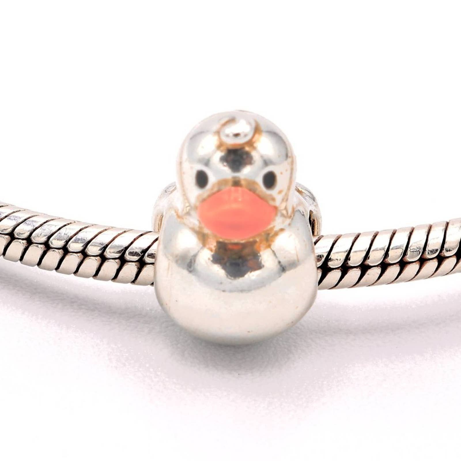 pandora Authentic PANDORA Polished Rubber Duck Charm | Grailed