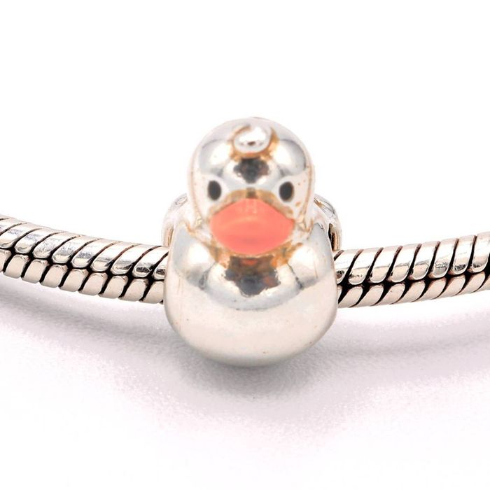 pandora Authentic PANDORA Polished Rubber Duck Charm | Grailed