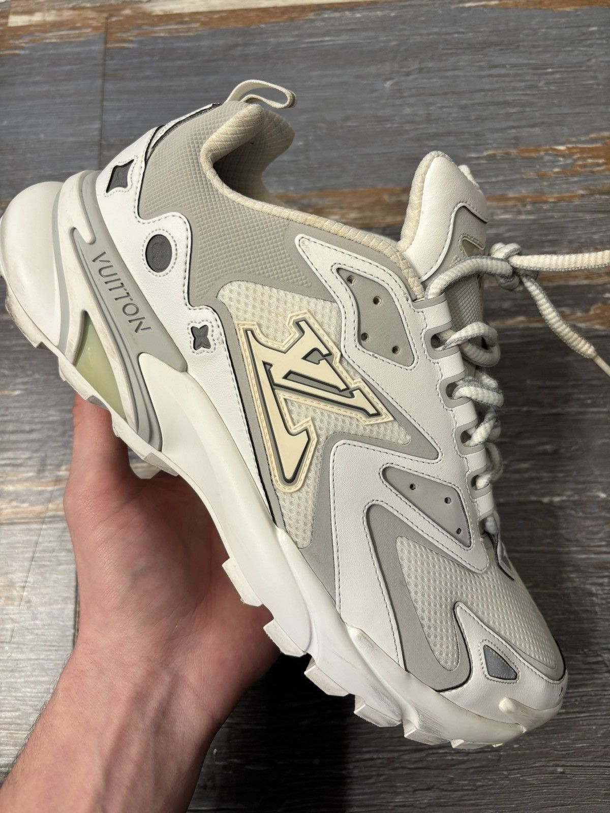 Louis Vuitton Tactic Runner White | Grailed