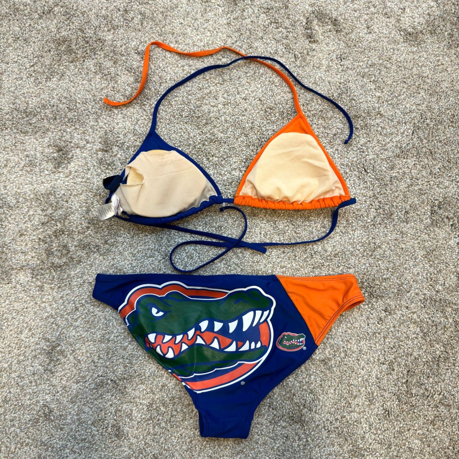 NCAA University of Florida Gators Bikini Swimsuit S M Sorority Tailgate ...