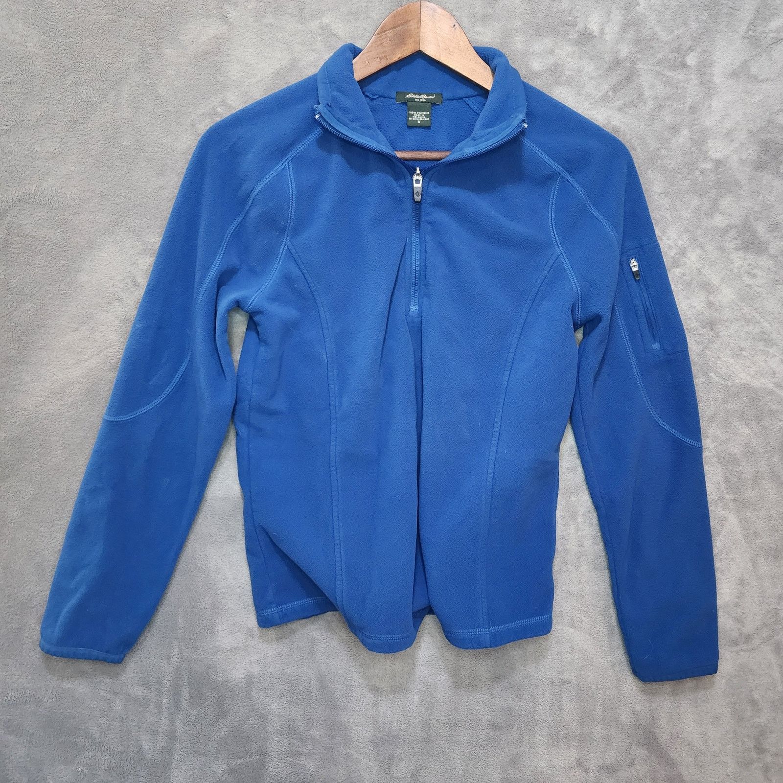 Eddie Bauer Eddie Bauer Women's Small Blue Fleece Jacket Cozy Classic ...