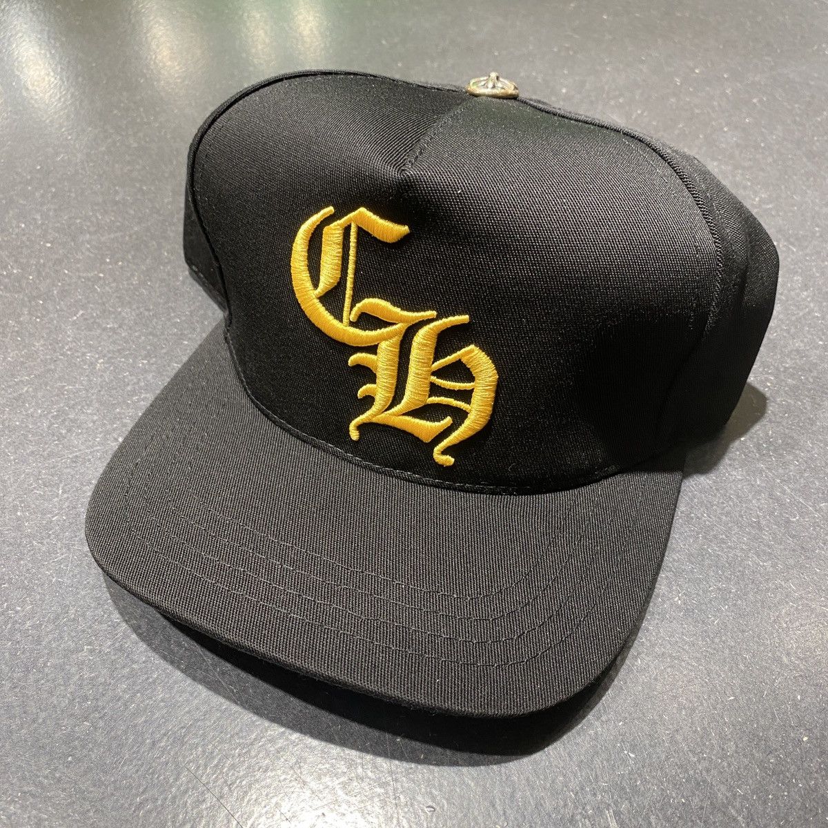 Chrome Hearts Chrome Hearts CH Baseball Cap Black/Yellow | Grailed