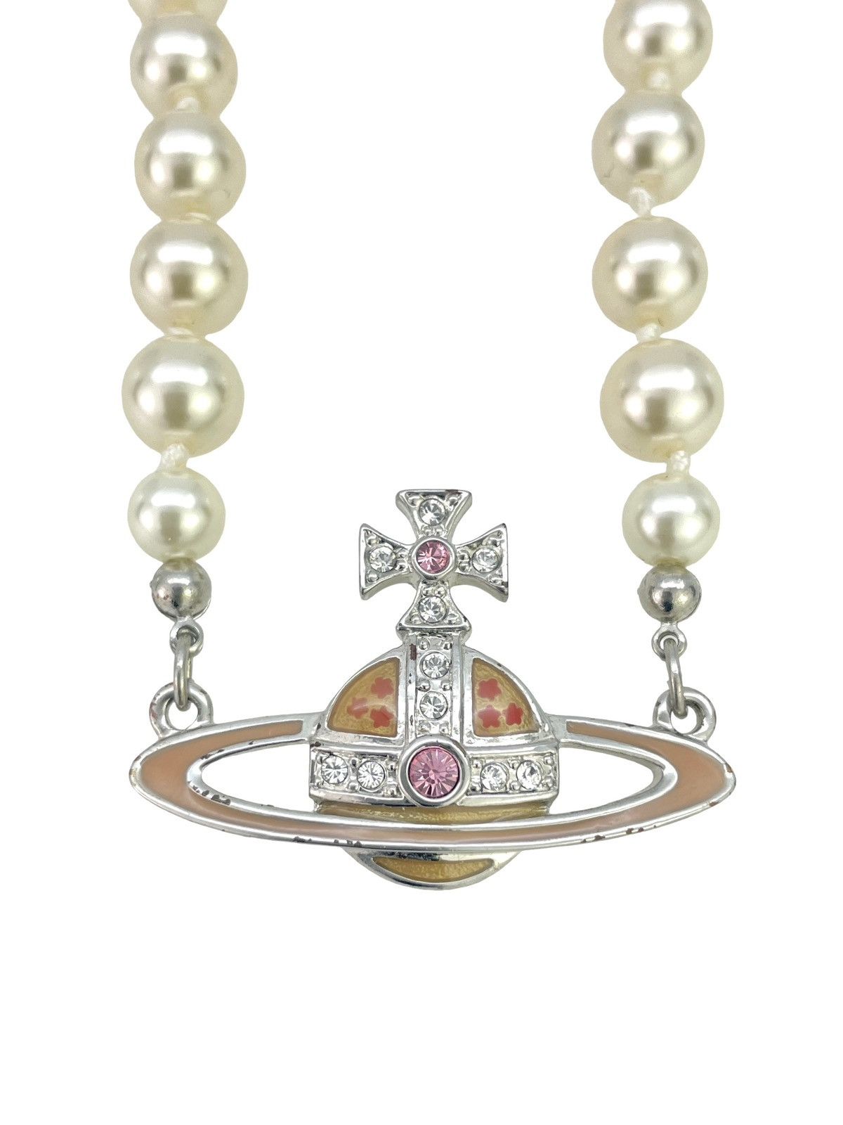 Vivienne Westwood Pearl Orb Necklace Choker Grailed