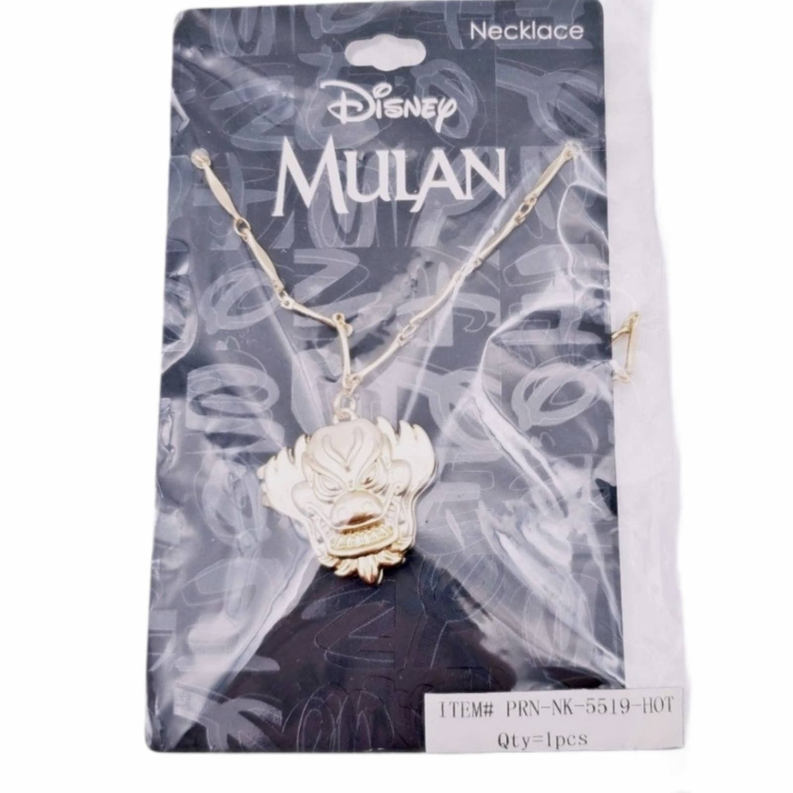 Disney Disney Mulan Gold Dragon Necklace - Bring Honor with Style ...