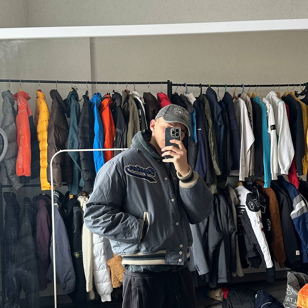 Big Star × Bomber Jacket × Vintage Big Star Denim Varsity Oversize Boxy ...