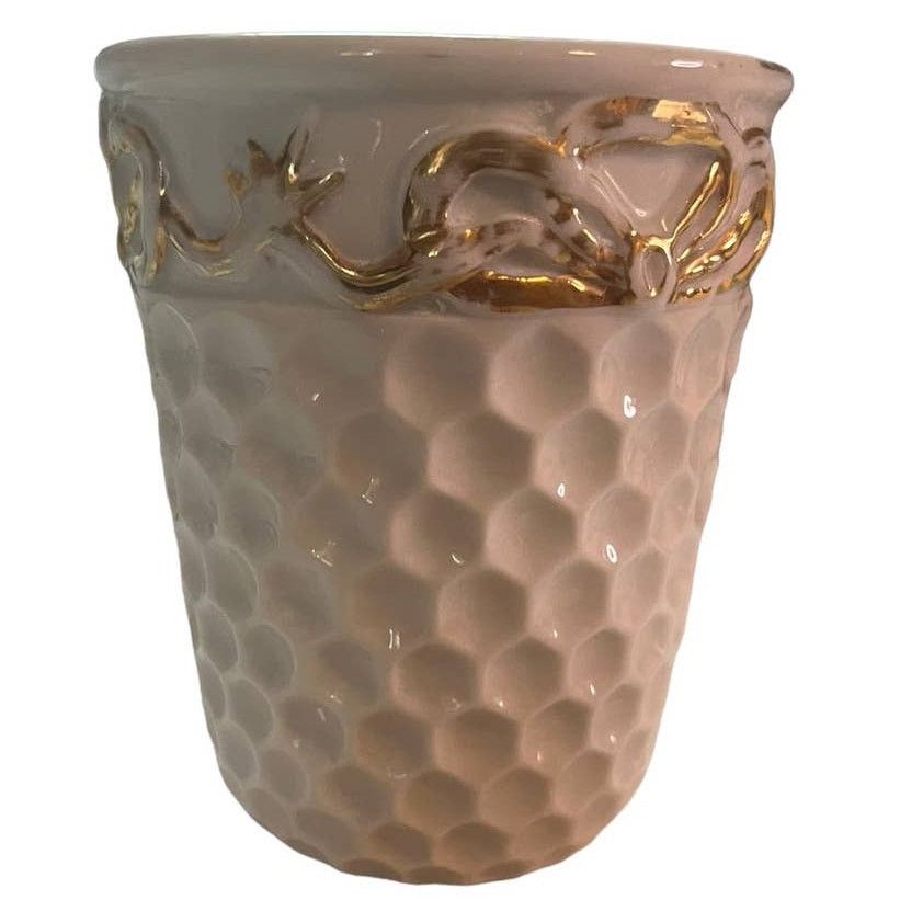 Christian Dior Monsieur Christian Dior porcelain thimble cup with gold ...