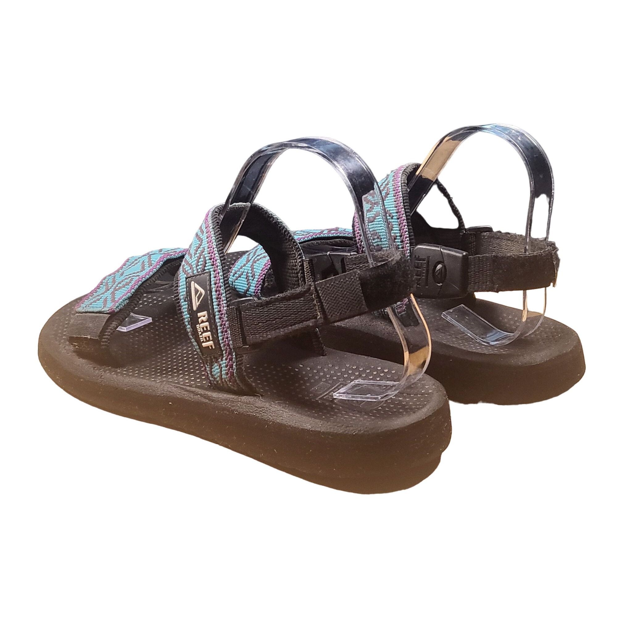 Reef Reef Brazil Slingback Sandals Women Sz 8 Turquoise Southwest | Grailed