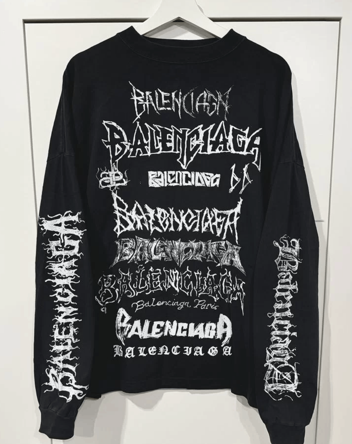 Balenciaga Balenciaga 2022 Metal DIY Longsleeve black | Grailed