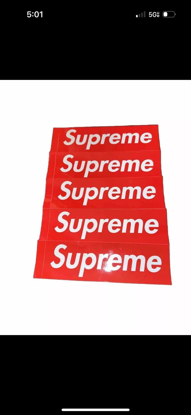 Supreme Supreme Red Box Logo Sticker | Grailed