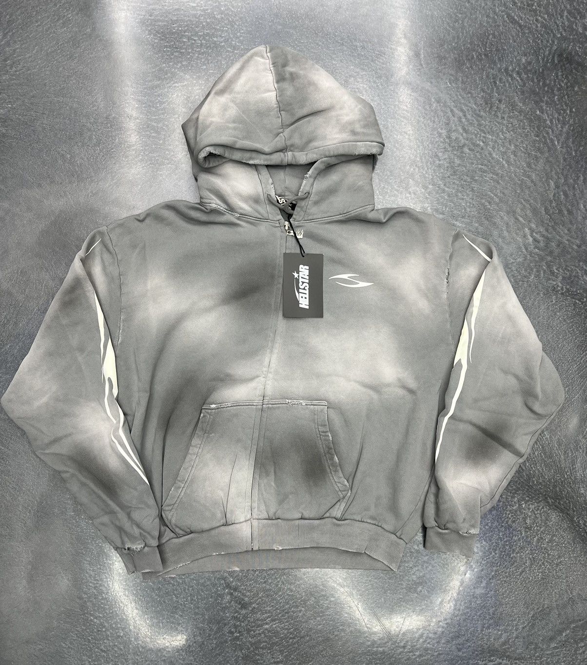 HELLSTAR Hellstar HStar Zip Up Hoodie | Grailed