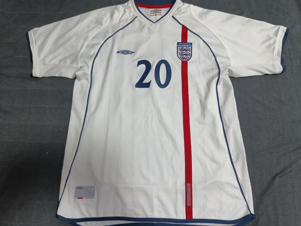 Umbro England Home football shirt 2001 - 2003 #20 | Grailed