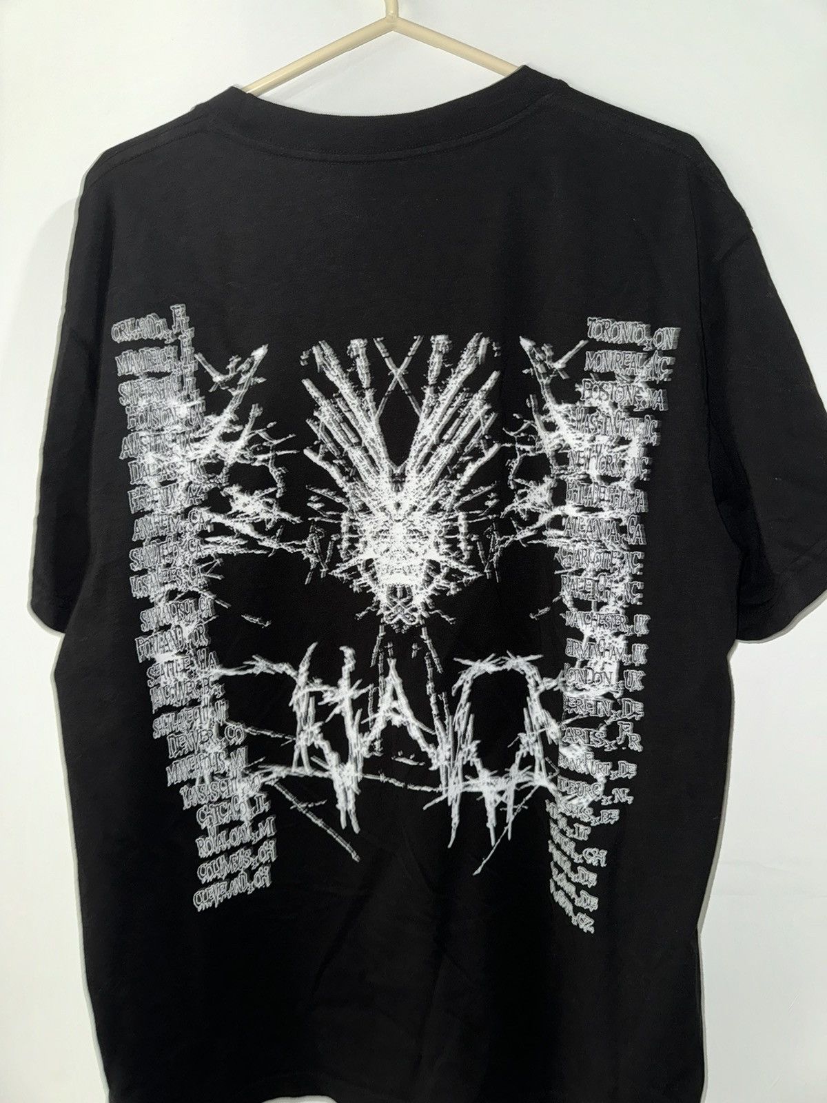 Streetwear Ken Carson A Great Chaos Tour Merch T Shirt Black Size L ...