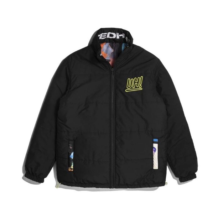 Windbreaker reversible puffer jacket sonic jacket puffer multi colour ...