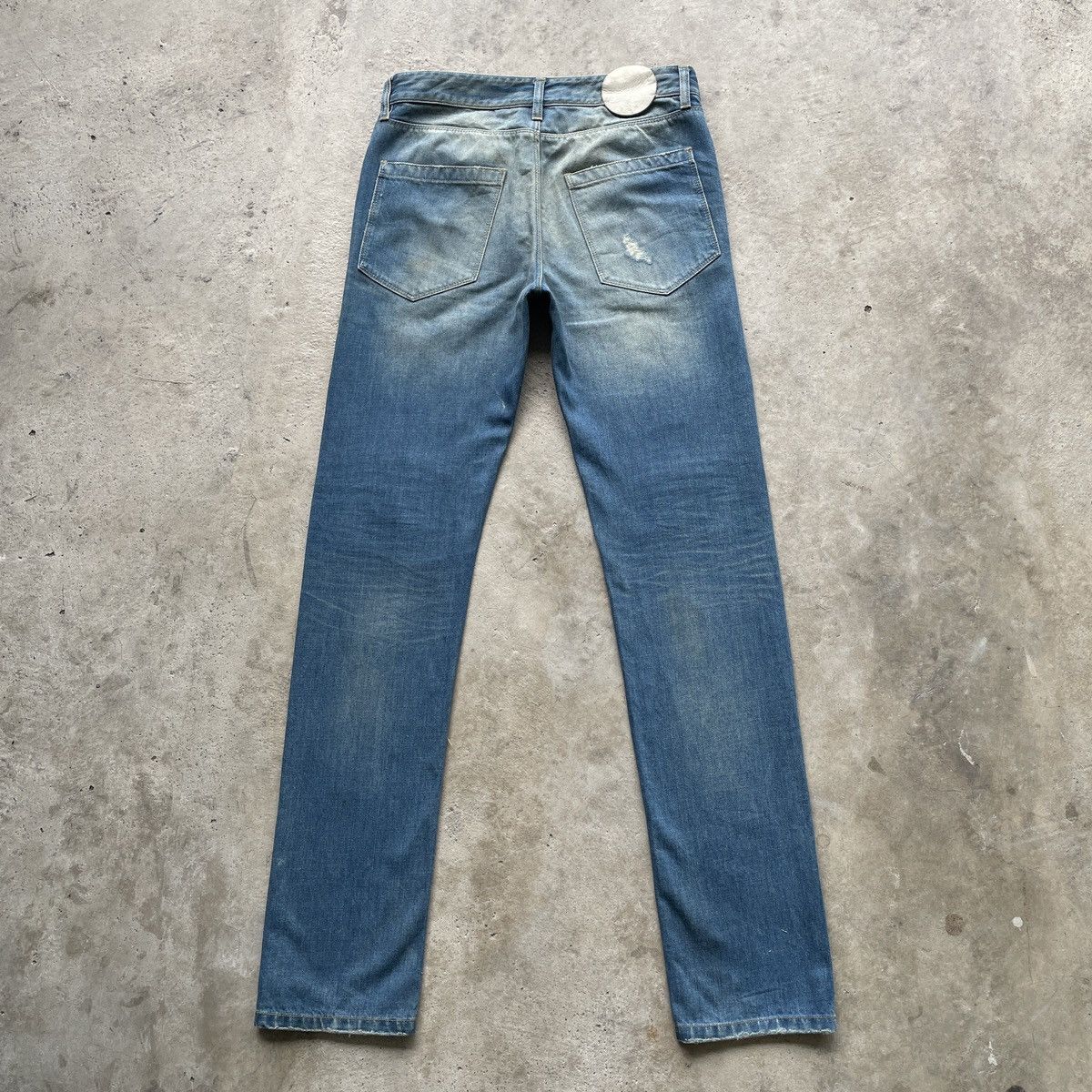 Jean × Raf Simons × Raf by Raf Simons RARE🔥 Raf by Raf Simons Distressed Faded Jeans Denim Pants ...