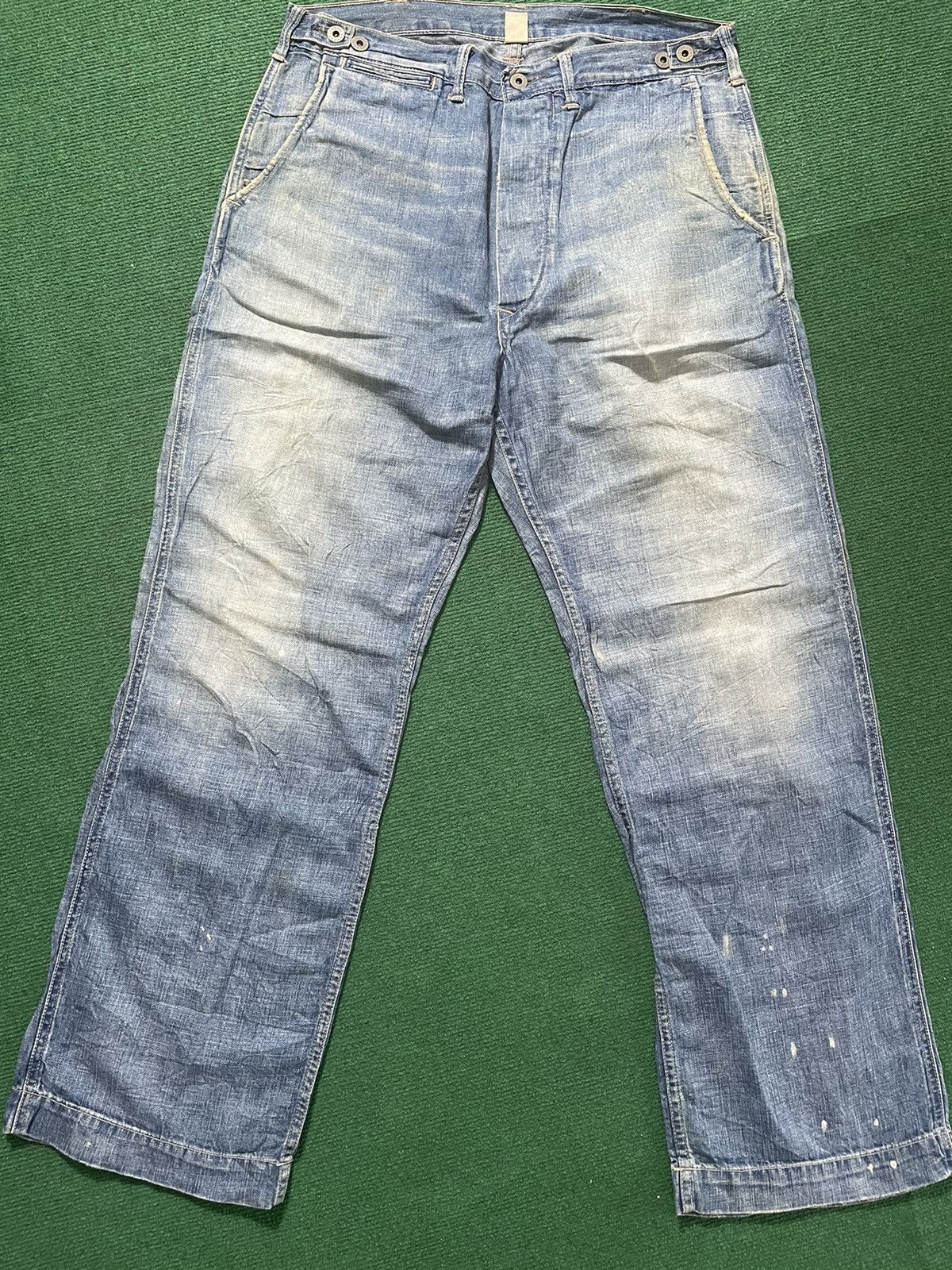 Polo Ralph Lauren Vintage Polo Double RRL Denim Utility Pants Selvage ...