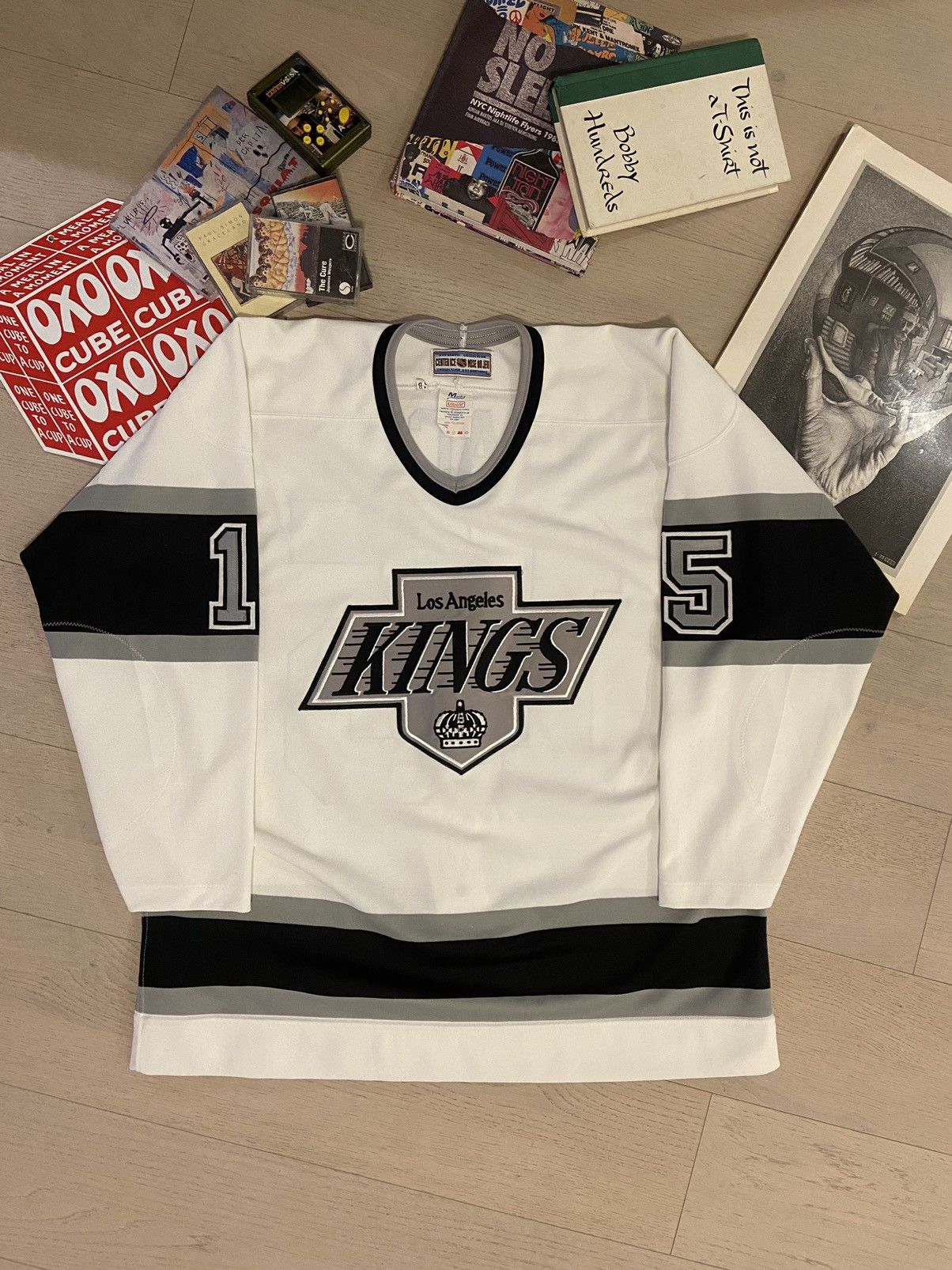 Ccm × NHL × Vintage RARE 90'S LOS ANGELES PAT CONACHER CENTER ICE CCM ...