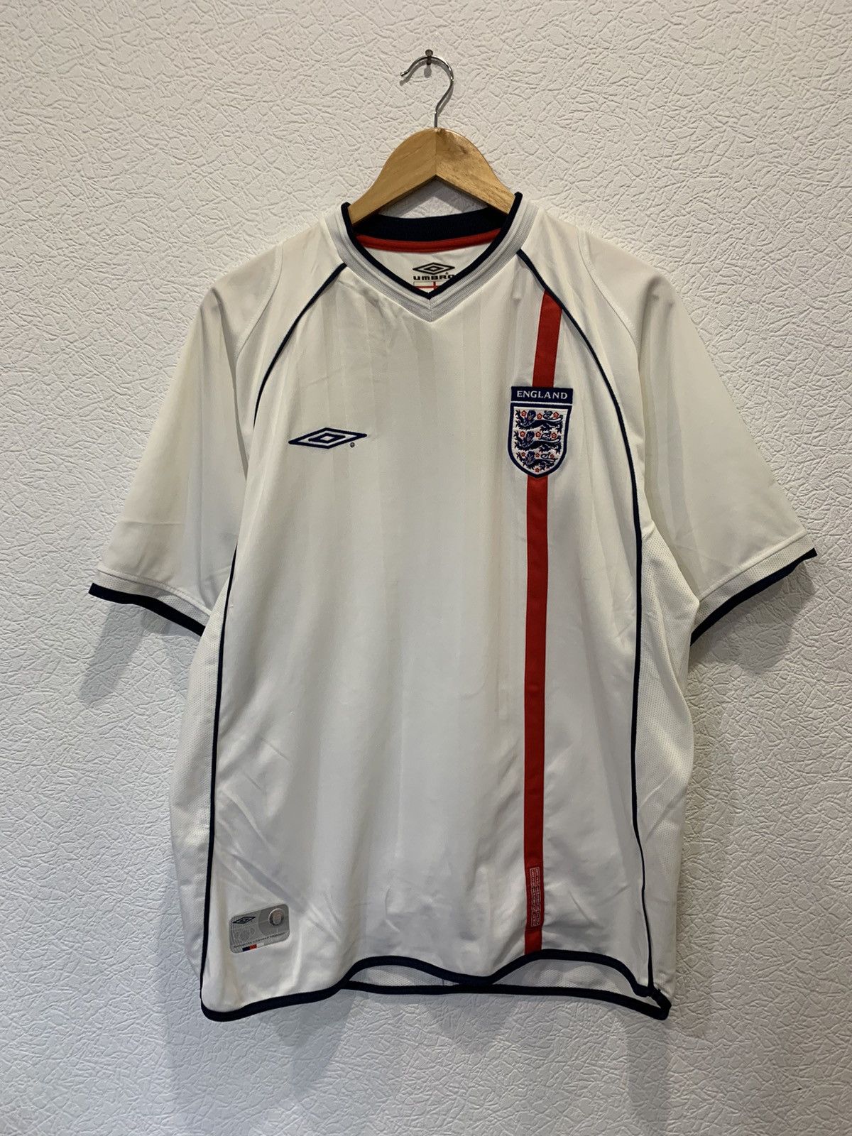 Umbro × Vintage Umbro England 2002 Home Kit Soccer Jersey | Grailed