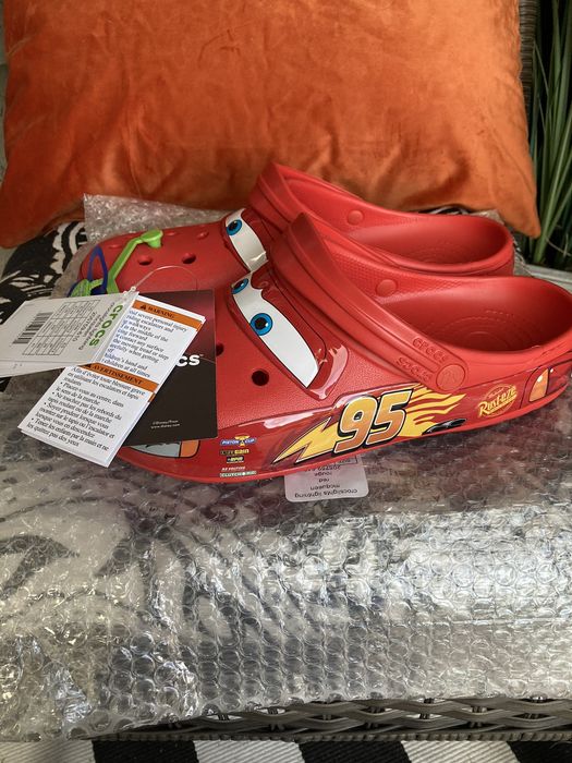 Crocs Crocs Lightning McQueen size 10 Classic Clog Disney Pixar | Grailed