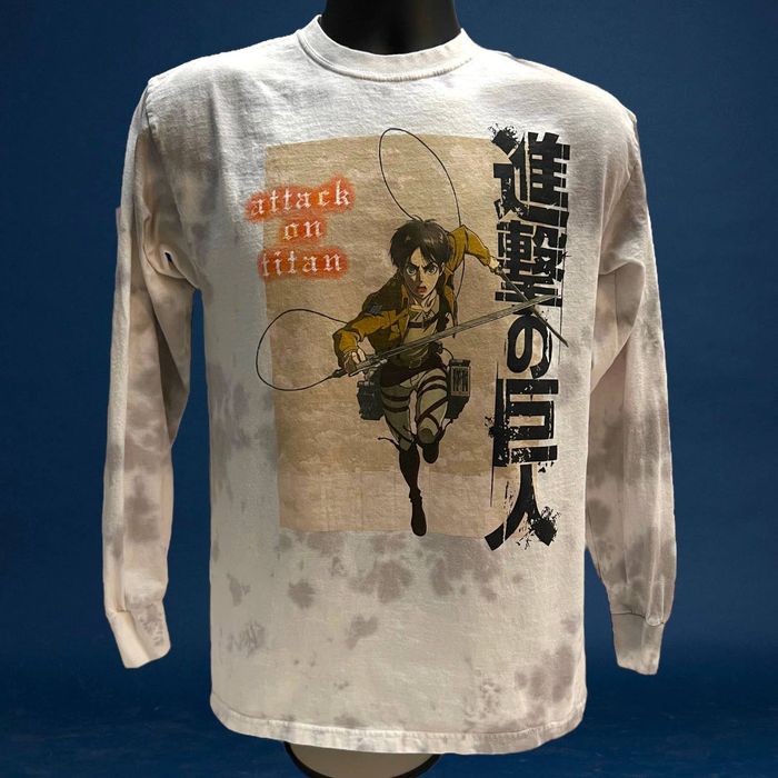 Ripple Junction Attack On Titan Anime Long Sleeve Graphic T-shirt | Grailed