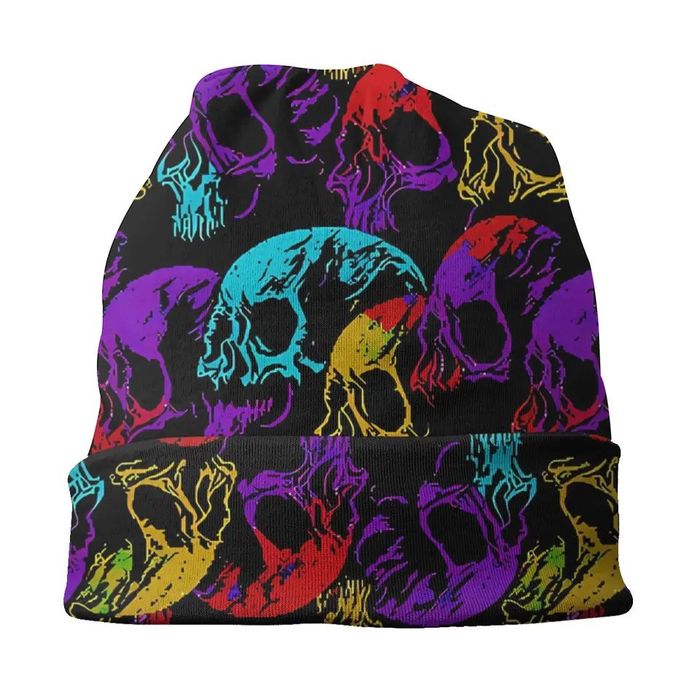 Vintage Colourful Skull Bone Skeleton Skullies Beanies | Grailed