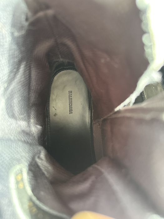 Balenciaga Balenciaga distressed Strike boot | Grailed