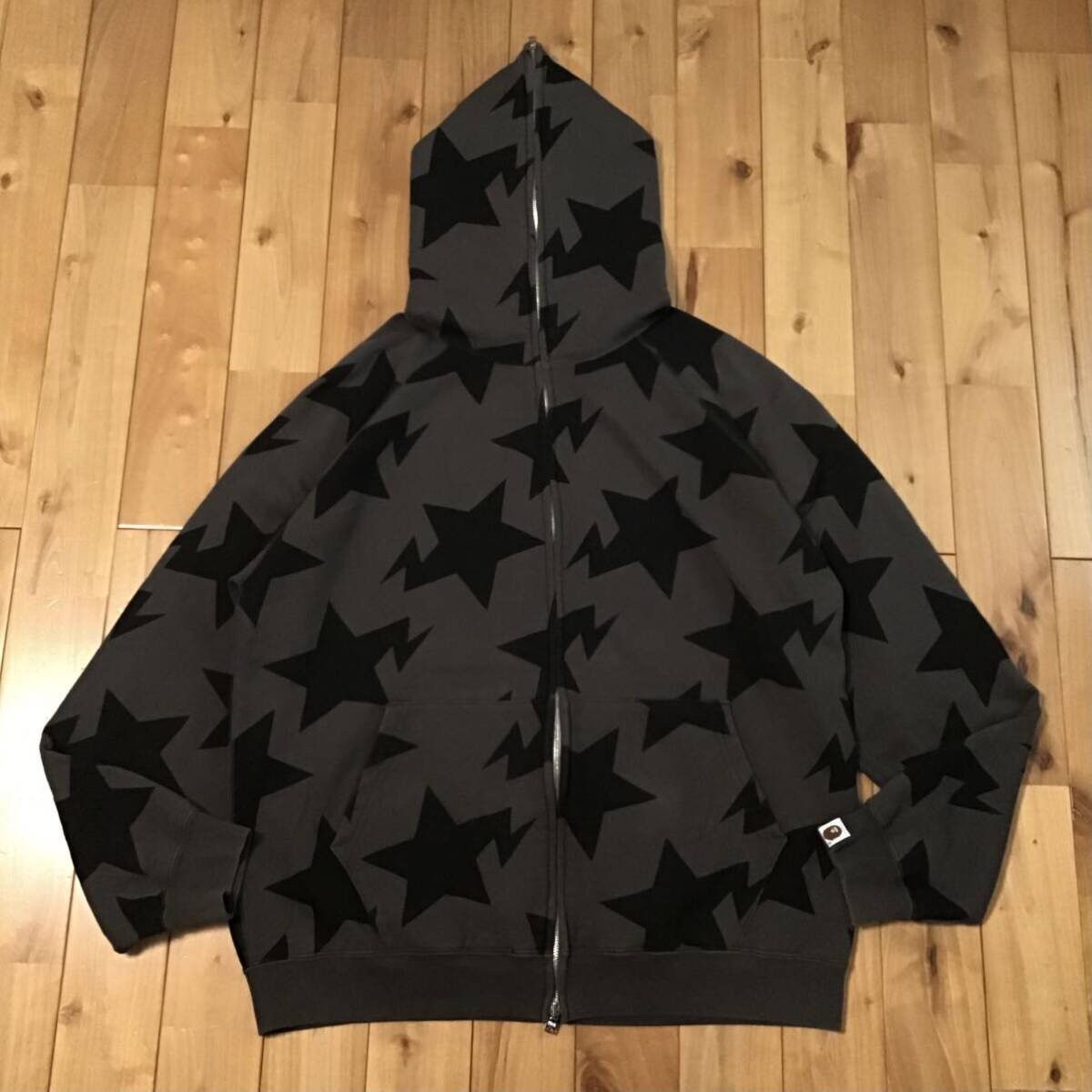 Bape BAPE Sta Full Zip Hoodie Dark Gray a bathing ape star | Grailed