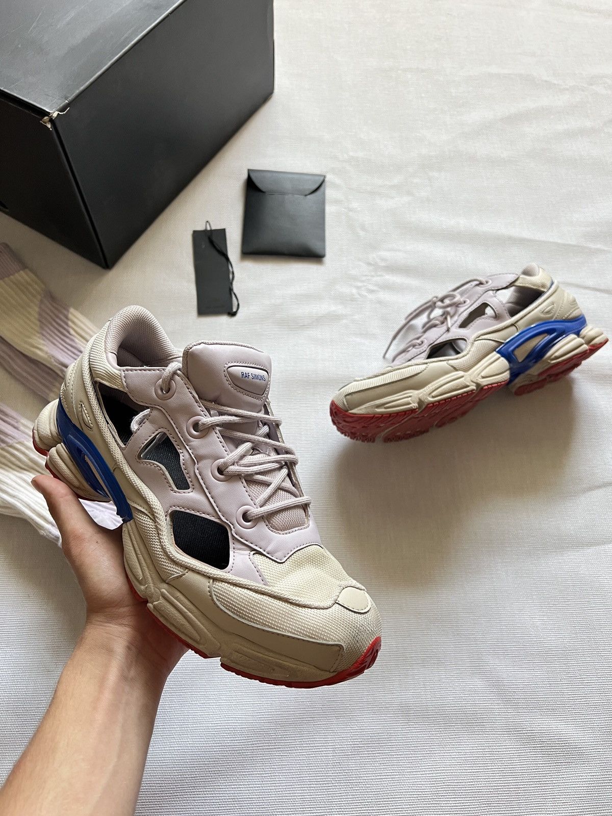 Adidas × Raf Simons × Raf by Raf Simons Raf Simons x Adidas Ozweego Replicant USA Sneakers | Grailed