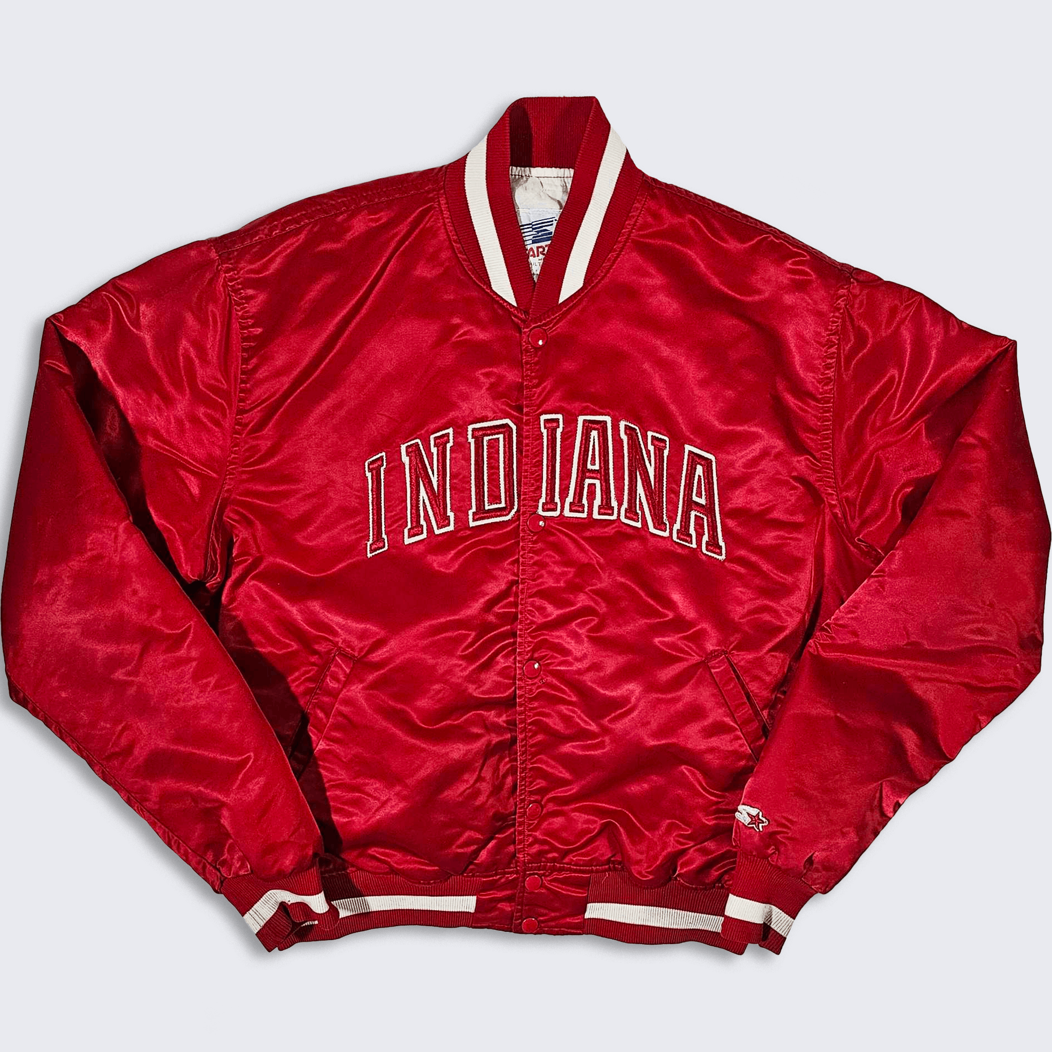 Starter × Vintage Indiana Hoosiers Vintage 80s Starter Satin Bomber ...