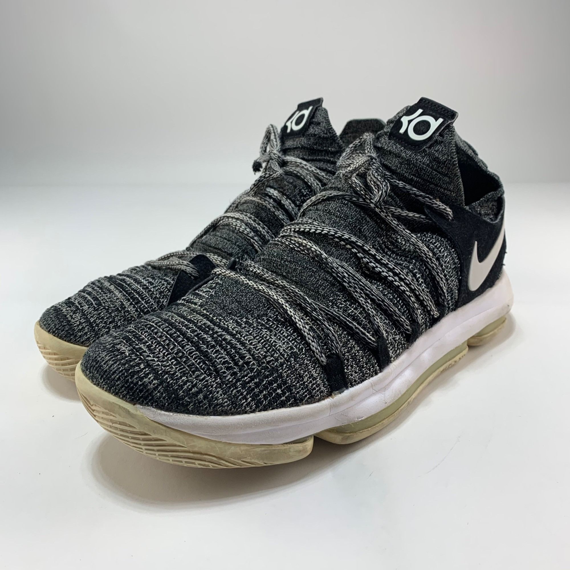 Nike Nike Zoom KD 10 Oreo Black White Basketball Shoes 897815-001 | Grailed