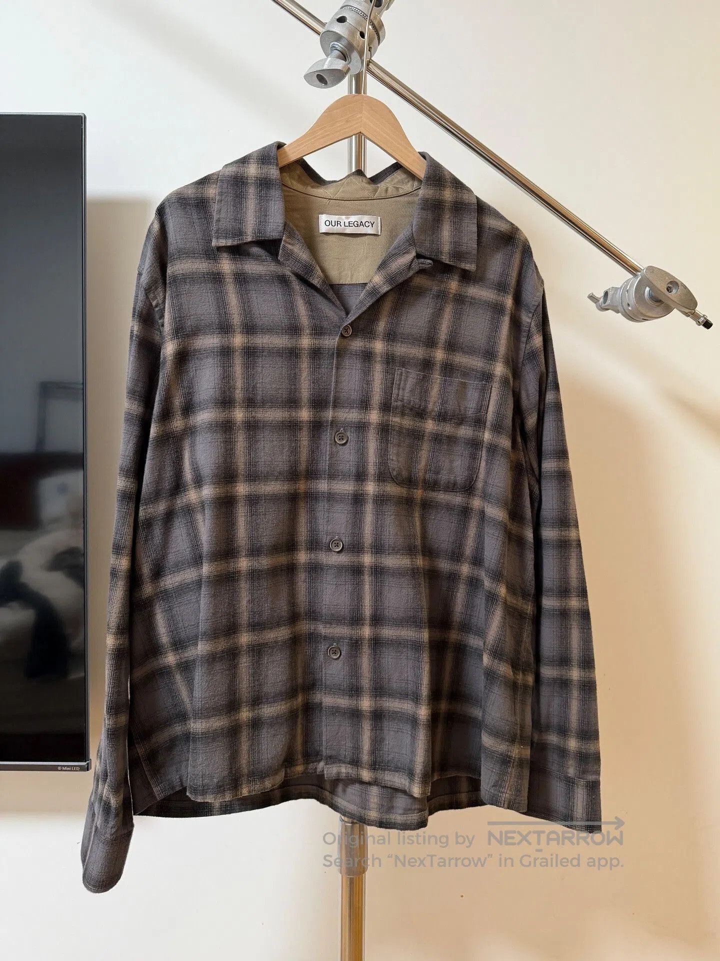Our Legacy Our Legacy FW24 Textured Flannel Shirt. | Grailed